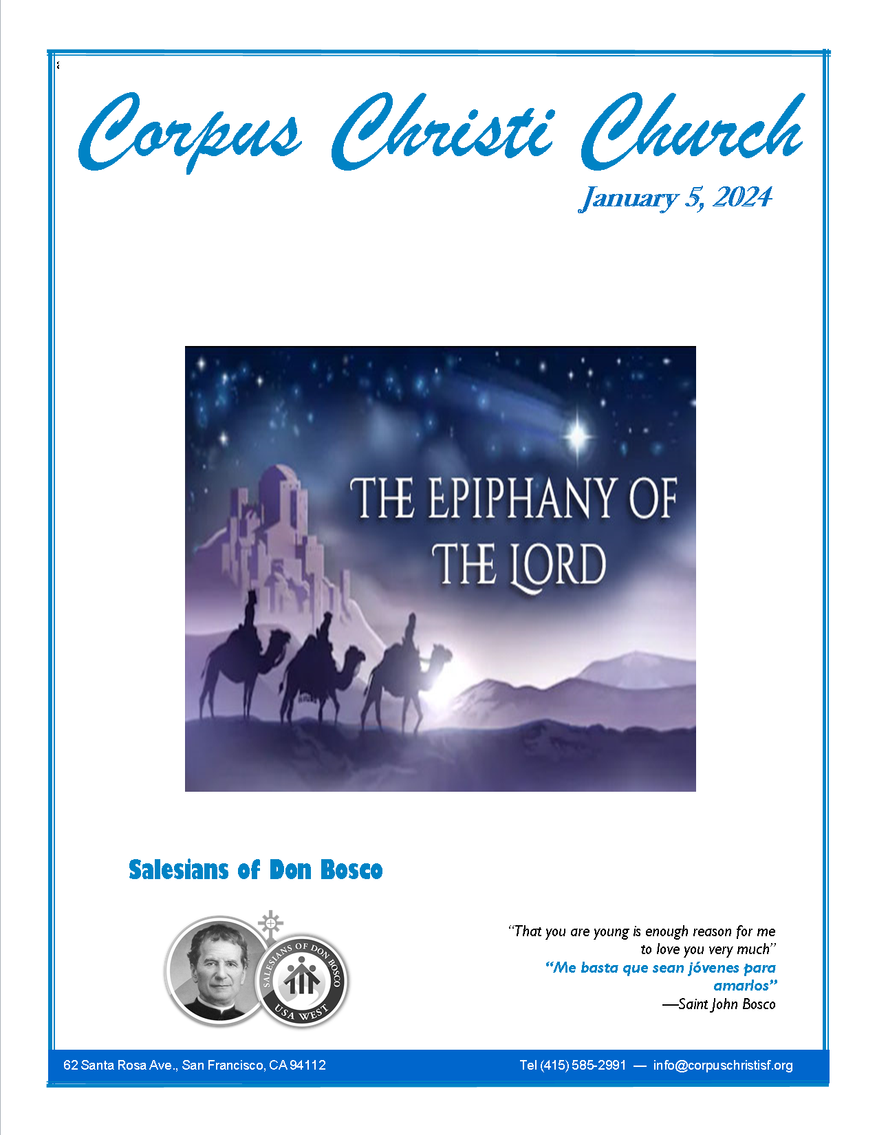 Parish Bulletin 01-05-2025 | Corpus Christi Church