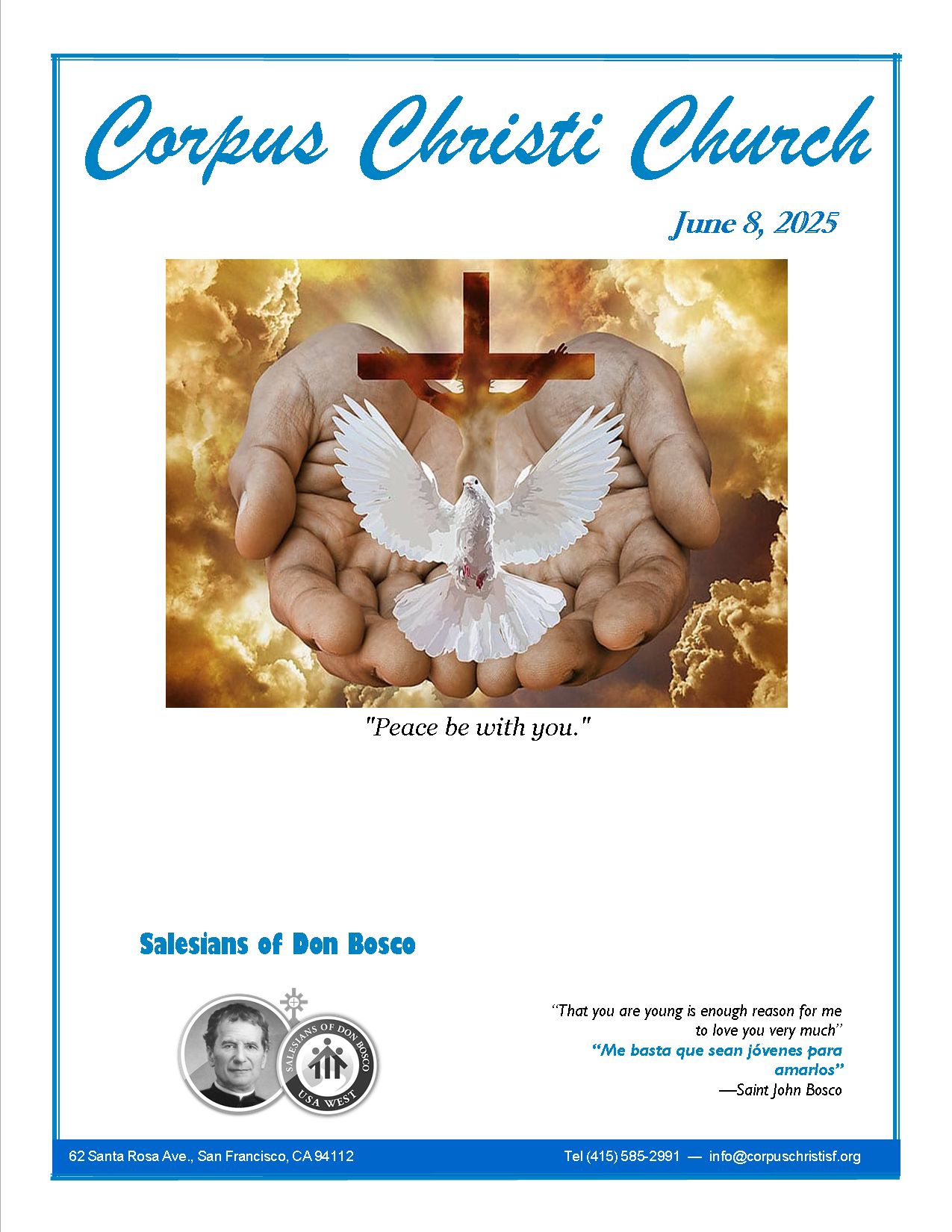 Parish bulletin 06-08-2025 | Corpus Christi Church